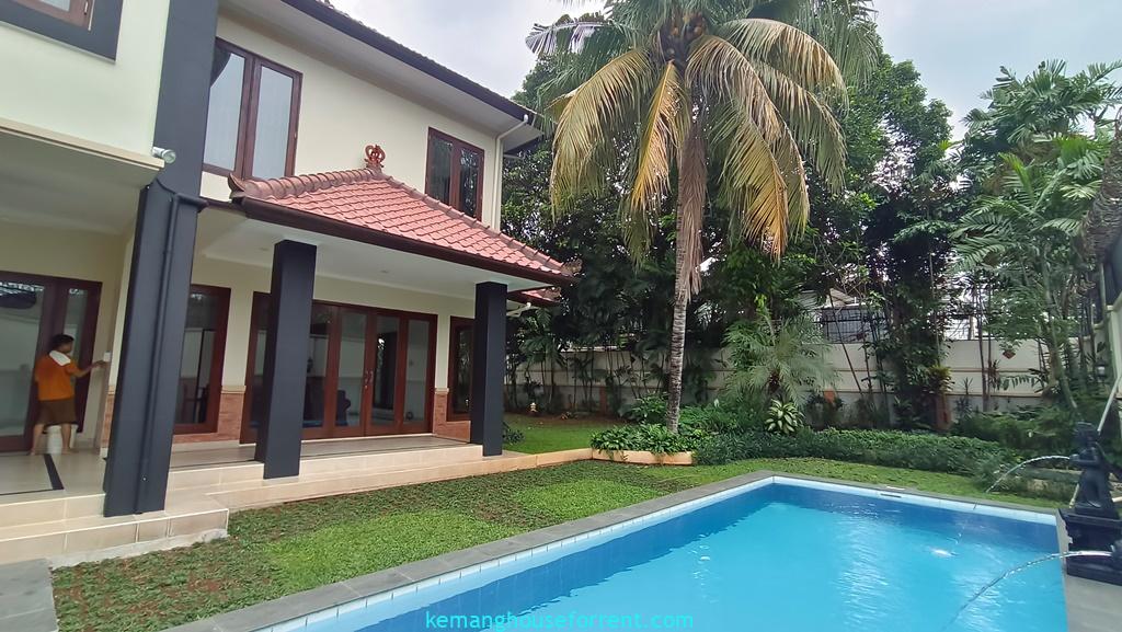 House for Rent in Kemang Timur Bali Style | Available Now!
