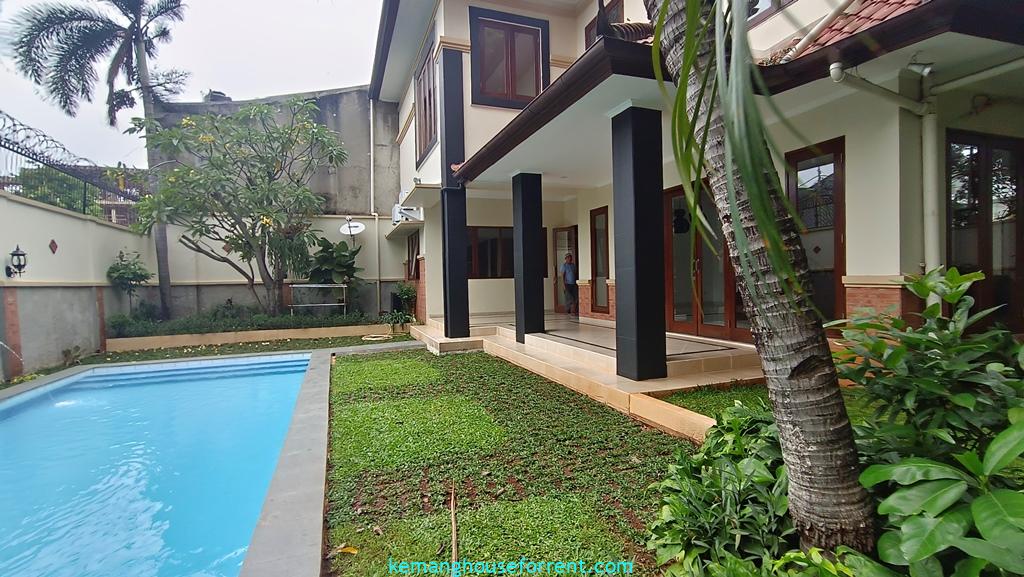 House for Rent in Kemang Timur Bali Style | Available Now!