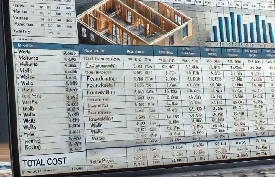 Contoh RAB Bangunan Rumah dalam Format Excel - Kemang House for Rent