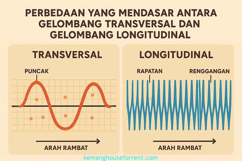 Perbedaan yang Mendasar antara Gelombang Transversal dan Gelombang ...