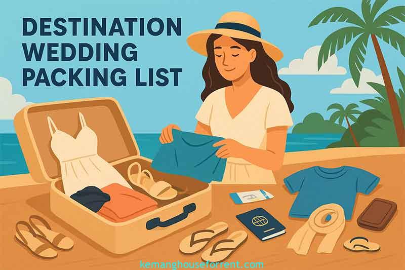Destination Wedding Packing List - Kemang House for Rent
