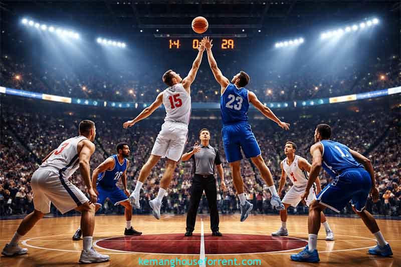 Basketball Tip Off Positions - Kemang House for Rent